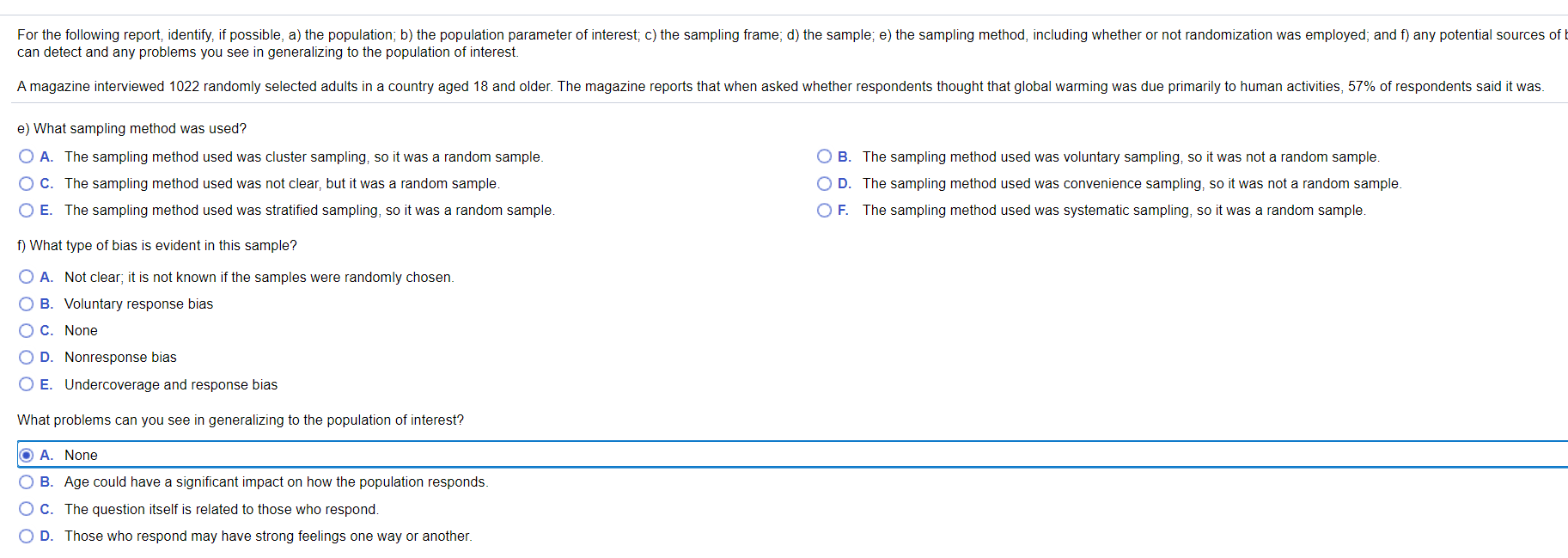 Solved For the following report, identify, if possible, a) | Chegg.com