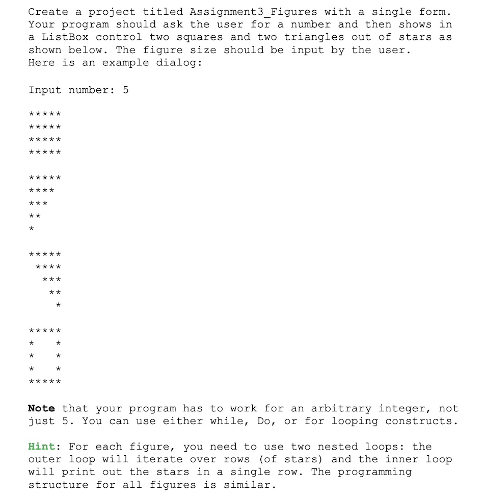 Solved Create a project titled Assignment3_Figures with a | Chegg.com