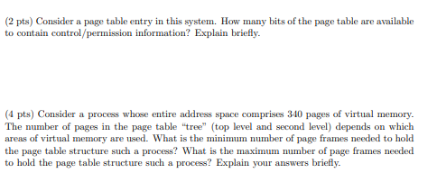 Solved With virtual memory, every memory reference needs to | Chegg.com