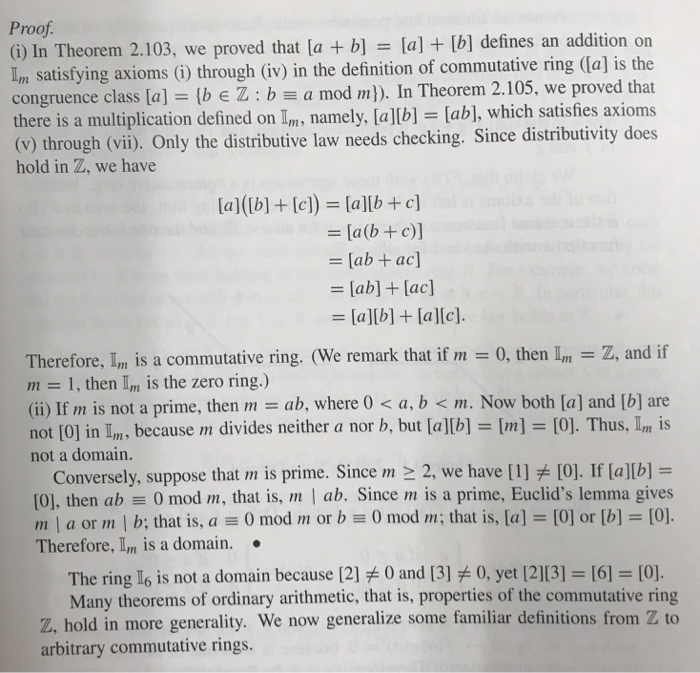 Solved H 3.20 Prove that every domain R with a finite number | Chegg.com