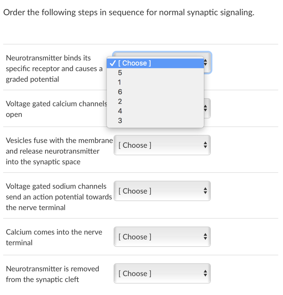 Solved Order the following steps in sequence for normal | Chegg.com