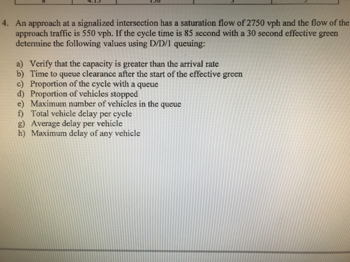Solved An approach at a signalized intersection has a | Chegg.com