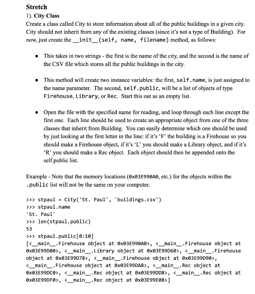 Download the buildings.csv file from Canvas and look | Chegg.com