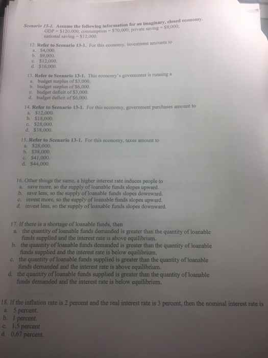 Solved Net exports must equal zero for any economy a. that | Chegg.com