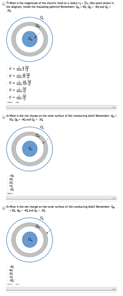 Solved A solid, spherical insulator has radius ra and charge | Chegg.com