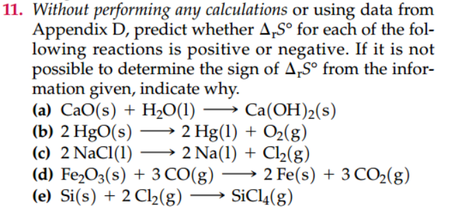 Solved 1. Without performing any calculations or using data | Chegg.com