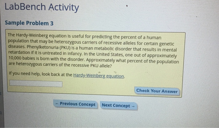 Solved LabBench Activity Sample Problem 3 r predicting the | Chegg.com