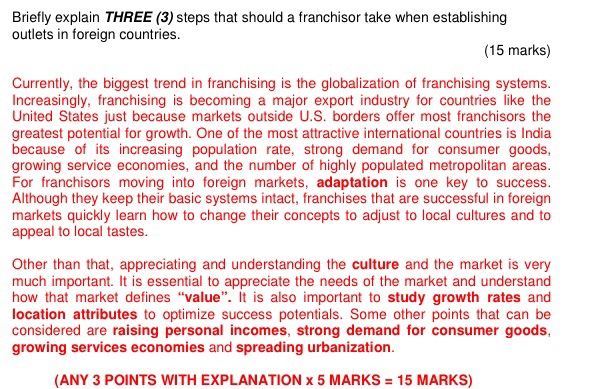 Solved Briefly explain THREE (3) steps that should a | Chegg.com