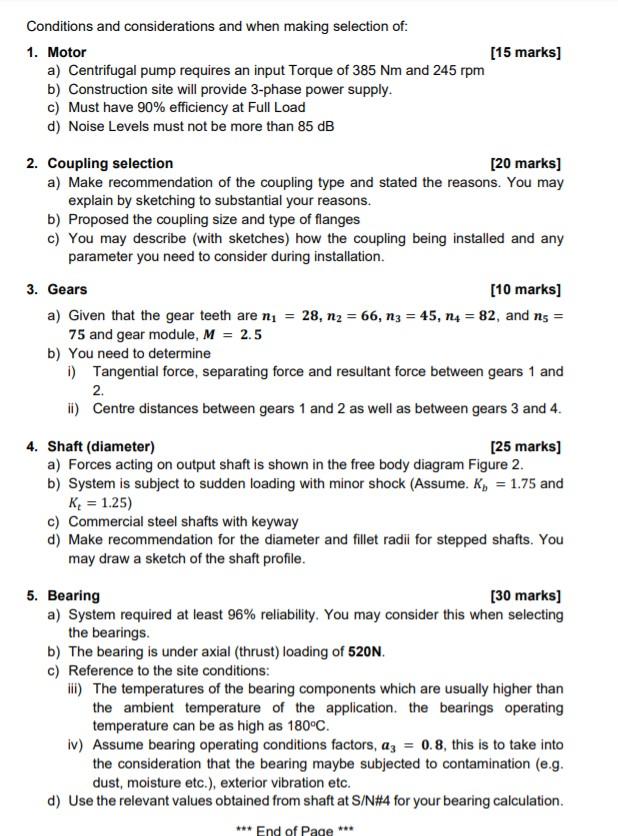 Design Statement You are working as a site engineer | Chegg.com