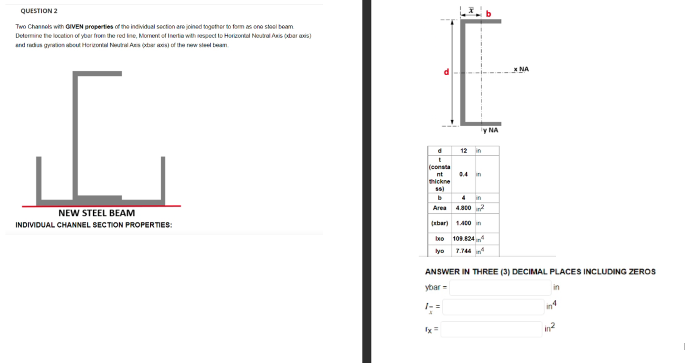Solved Two Channels with GIVEN properties of the individual | Chegg.com