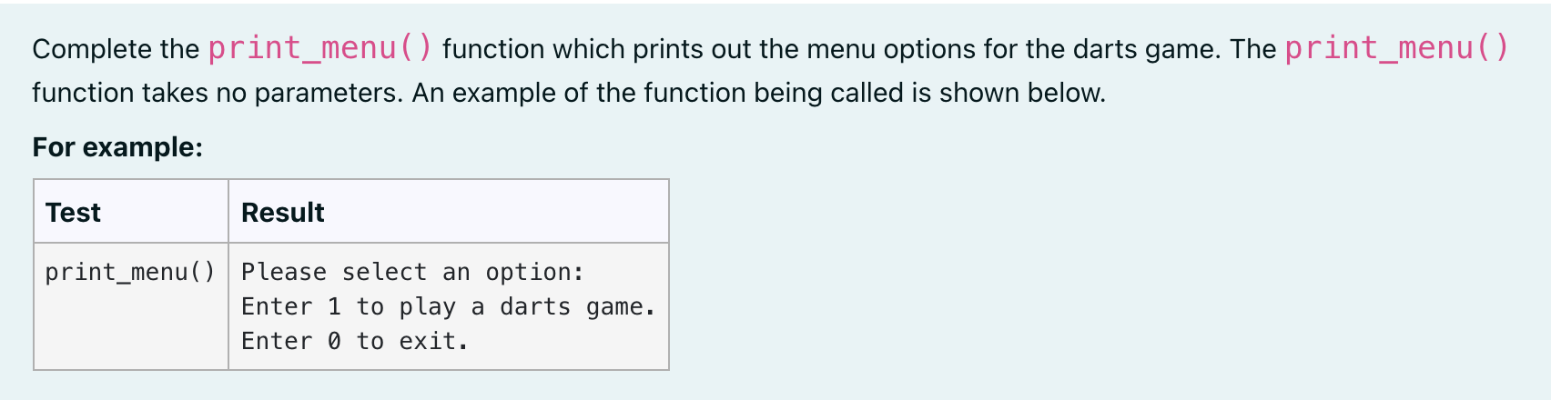 Solved Complete the print_separator() function that prints | Chegg.com