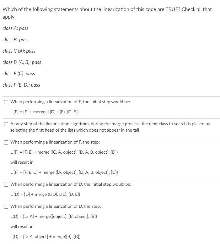 Solved Which Of The Following Statements About The 