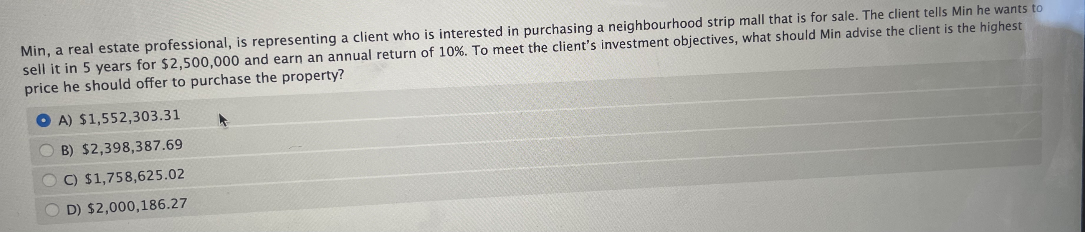 Solved Min, a real estate professional, is representing a | Chegg.com