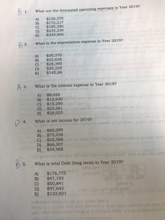 Solved Forecasting: Use the information below to answer | Chegg.com