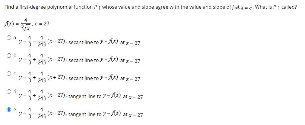 Solved Determine the degree of the Maclaurin polynomial | Chegg.com