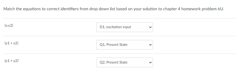 Solved Match the equations to correct identifiers from drop | Chegg.com