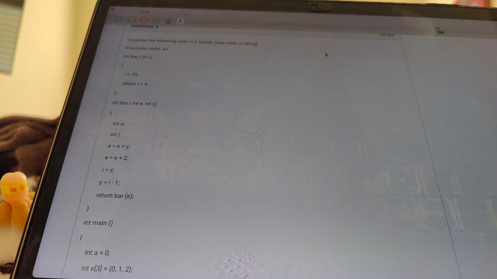 Solved = rochade wituio fi. iph bar (irse i) t=20 return i+4 | Chegg.com