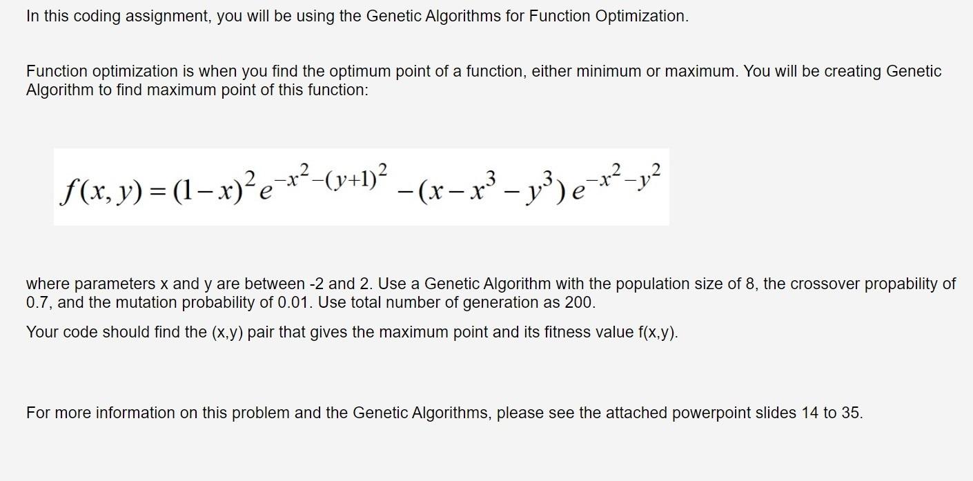 Solved In this coding assignment, you will be using the | Chegg.com