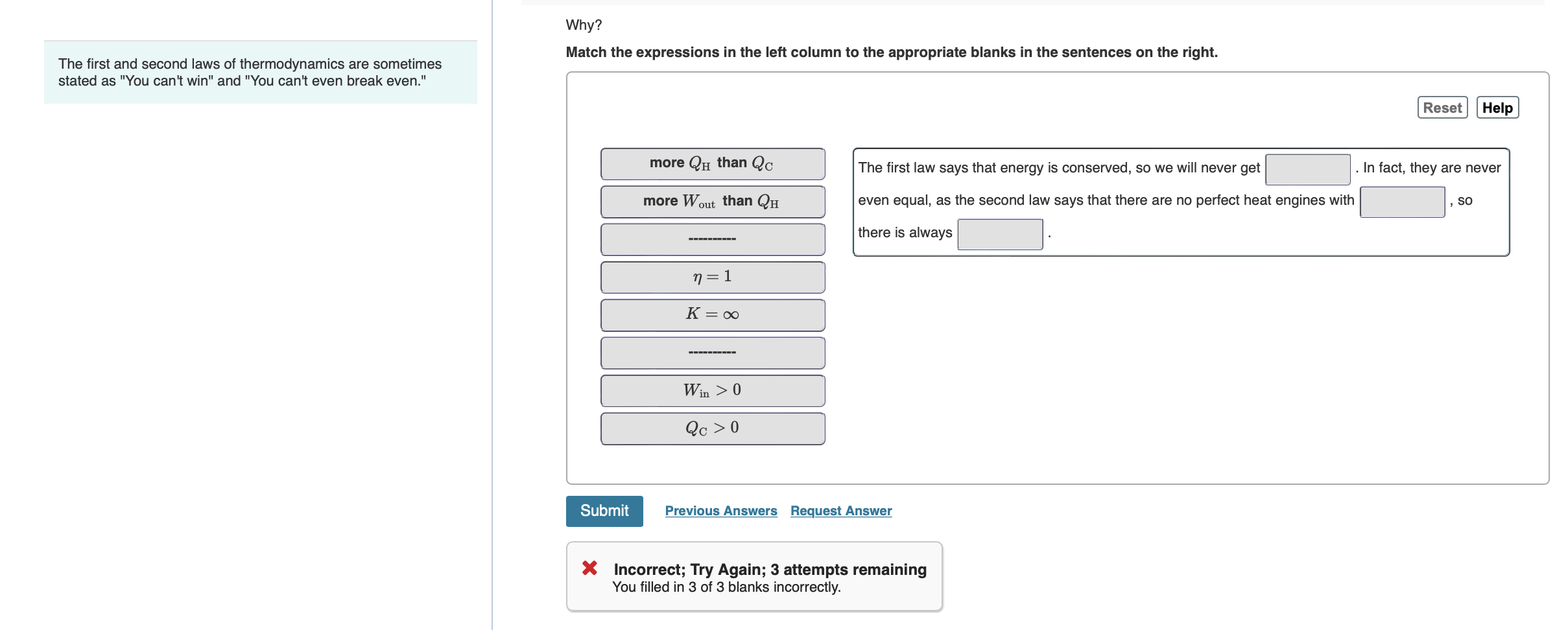 Why? Match the expressions in the left column to the | Chegg.com