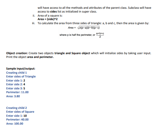 Solved Topics: class, object, instantiation, basic | Chegg.com