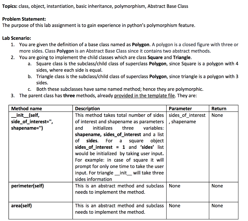 Solved Topics: class, object, instantiation, basic | Chegg.com