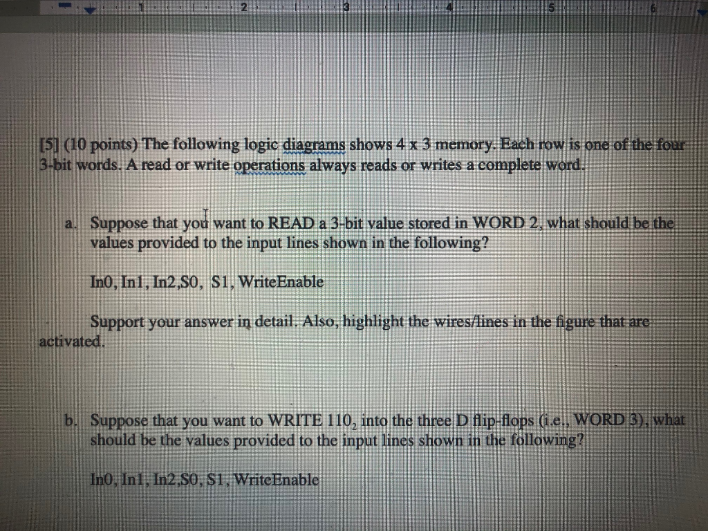 Solved [51 (10 points) The following logic diagrams shows 4 | Chegg.com