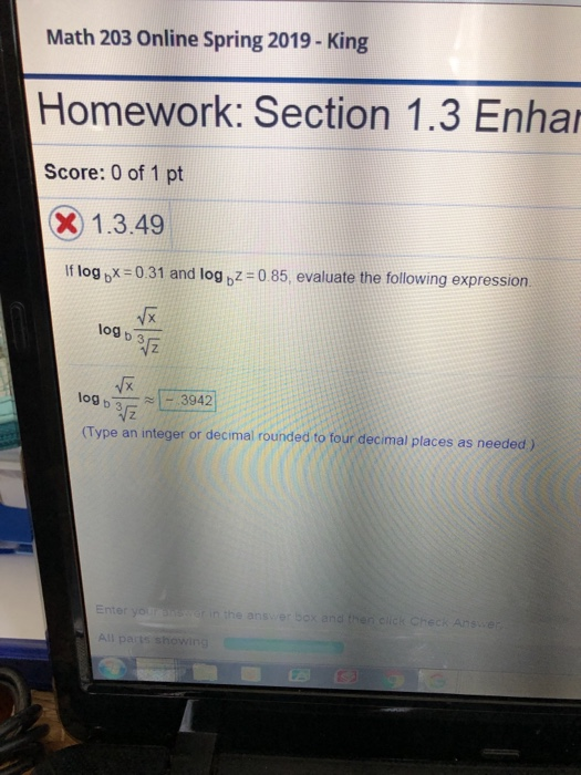 Solved Math 203 Online Spring 2019 - King Homework: Section | Chegg.com
