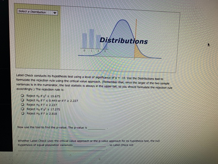 Solved Chapter 11 - Inferences About Population Variances | Chegg.com
