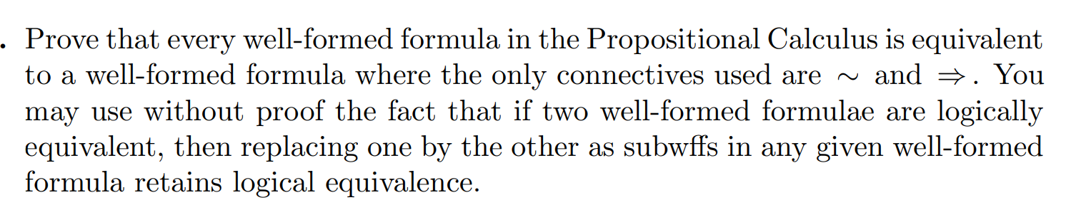 Solved Prove that every well-formed formula in the | Chegg.com