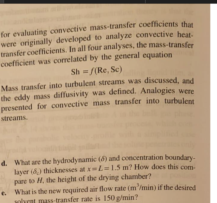 can you give me the answer of part d and e | Chegg.com