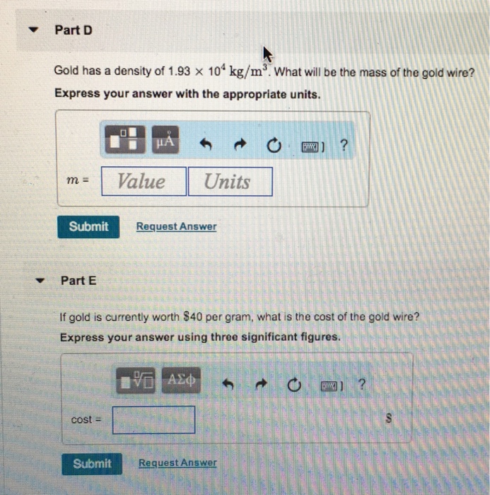 Solved Constants You want to produce three 1.00-mm-diameter | Chegg.com