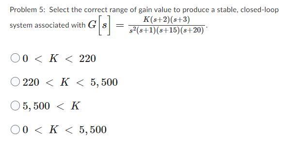 Solved P7.14 The loop transfer function of a unity feedback | Chegg.com