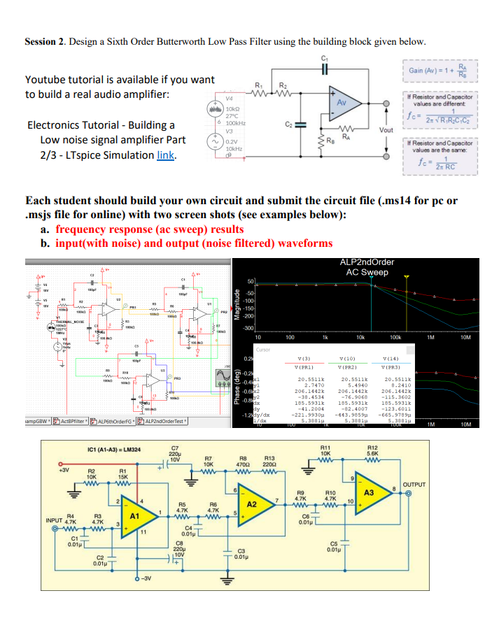 Solved Experiment \# 9\&10 Operational Amplifier | Chegg.com