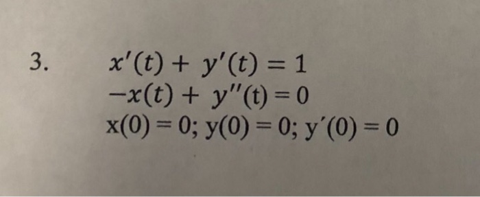 Solved Use Laplace Transforms and Inverse Laplace Transforms | Chegg.com Solved Use Laplace Transforms and Inverse Laplace Transforms | Chegg.com
