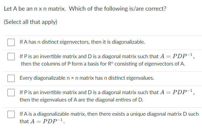 Solved Selecting all as true and unselecting only the first | Chegg.com