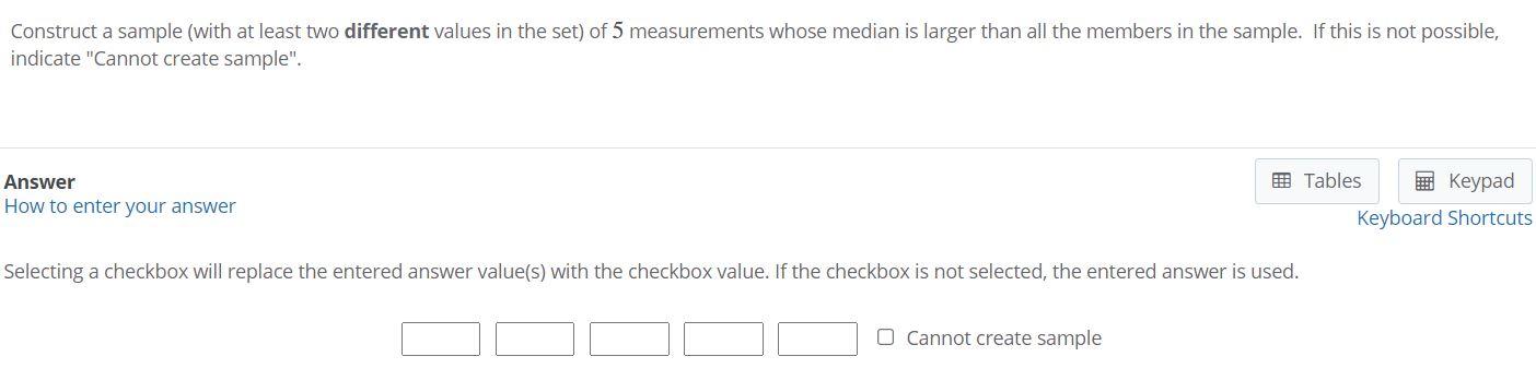 Solved Construct a sample (with at least two different | Chegg.com