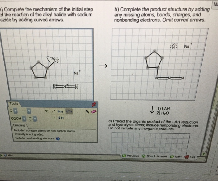 Solved Complete the mechanism of the initial step of the | Chegg.com