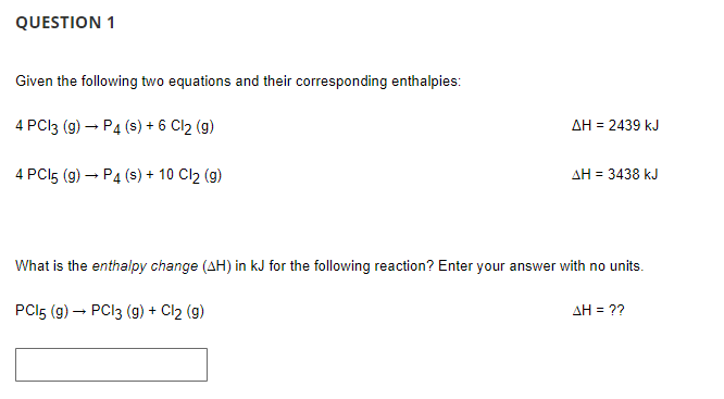 Solved Given the following two equations and their | Chegg.com