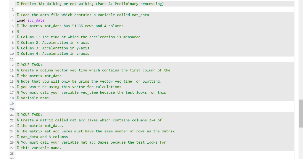 Problem 3A: Walking or not walking - Preliminary | Chegg.com