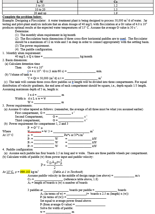 Complete the problem below:Example: Designing a | Chegg.com