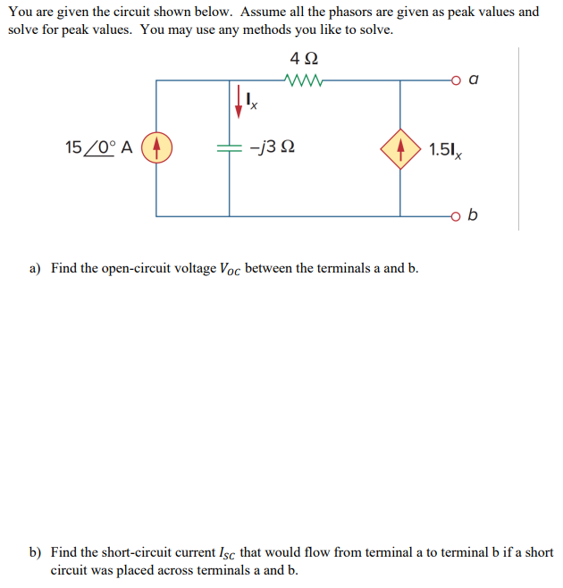 Solved You are given the circuit shown below. Assume all the | Chegg.com