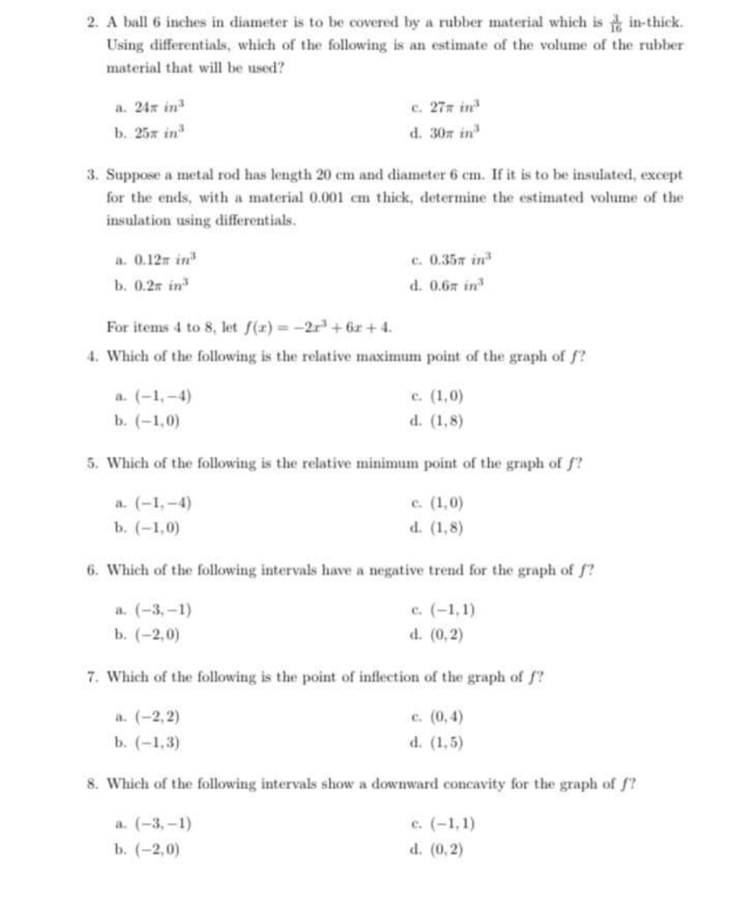 solved-2-a-ball-6-inches-in-diameter-is-to-be-covered-by-a-chegg