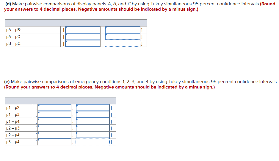 Solved Tukey HSD All Pairwise Comparisons Quantile =2.66776, | Chegg.com