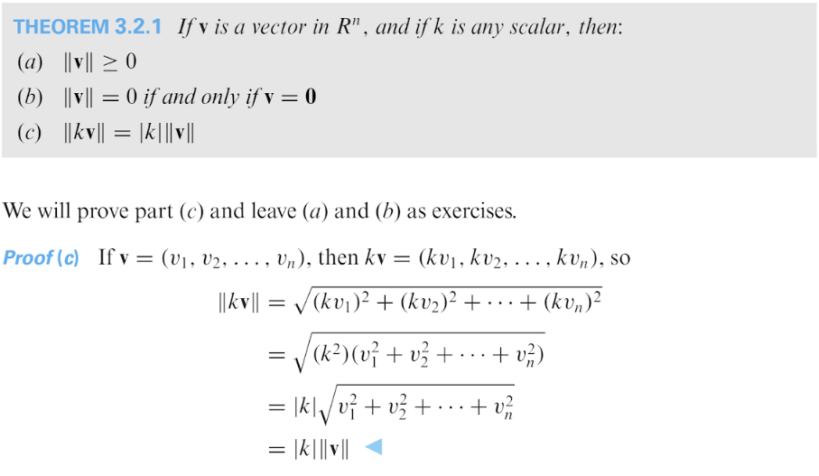 Solved Directions: Produce proofs of properties of vectors | Chegg.com