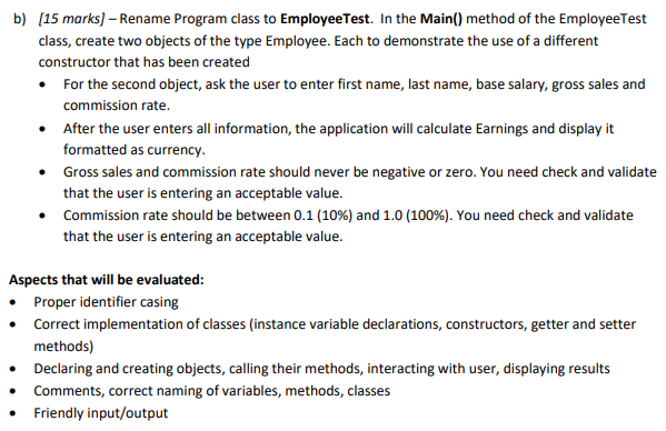 Solved Exercise A 15 Marks Write A C Application 