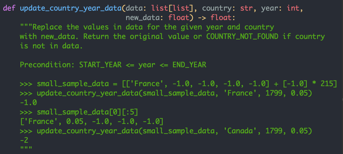 Solved Pease help me code this function according to the | Chegg.com