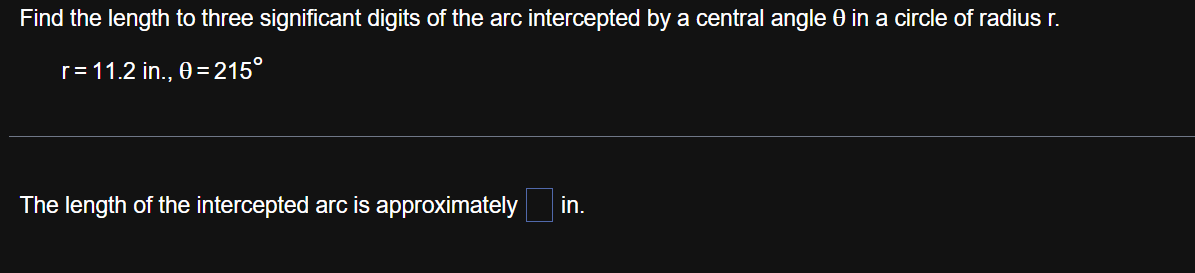 Solved Find the length to three significant digits of the | Chegg.com