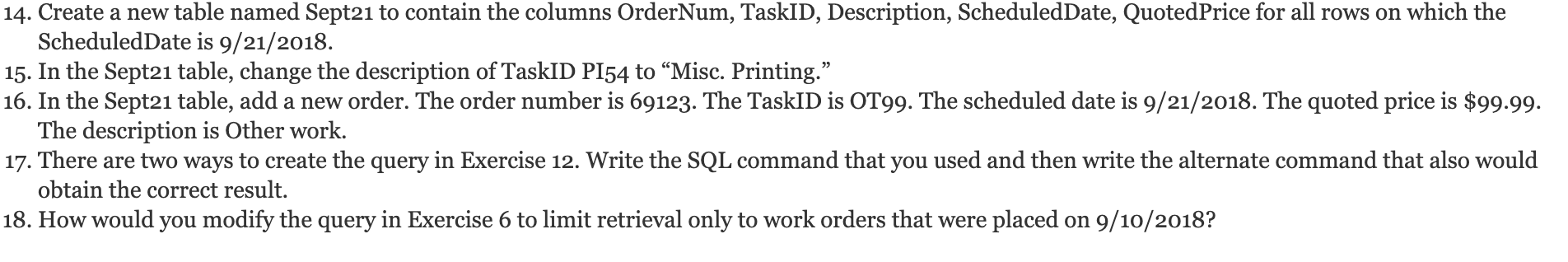 Solved BITS Corporation Exercises In the following | Chegg.com