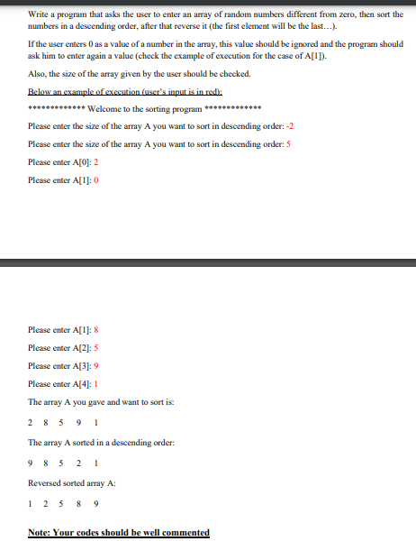Solved using c++ language with iostream library and the | Chegg.com