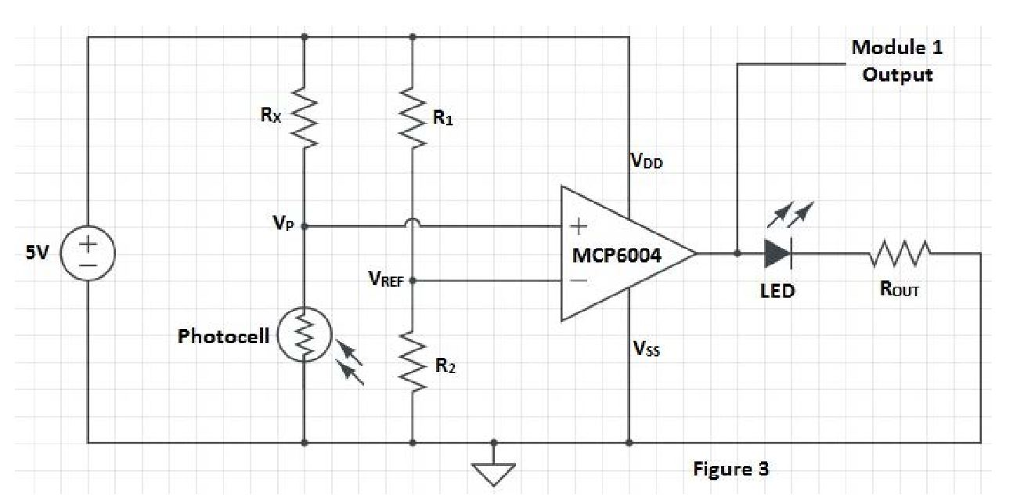 Solved In Figure 3, the inverting input of the MCP6004 | Chegg.com